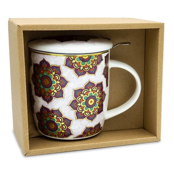 Tekrus Mandala rød Infuser - Global Holistic Shop — Spirudesign.no